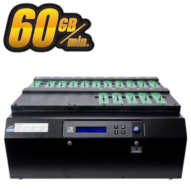 PE1600H 1 to 15 M.2 PCIe SSD Duplicator - UReach Malaysia